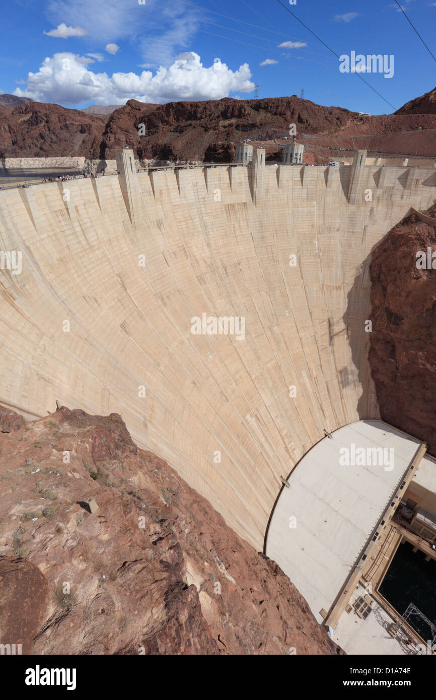 Hoover Dam on the Colorado River in Nevada, USA Stock Photo - Alamy