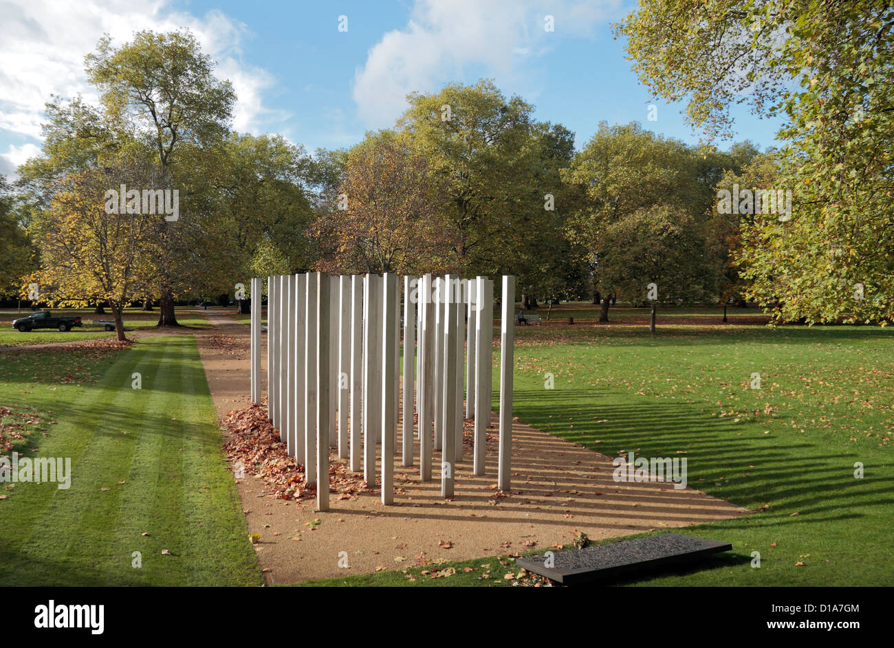 The "7 July Memorial" to the 52 victims of the London terrorist ...