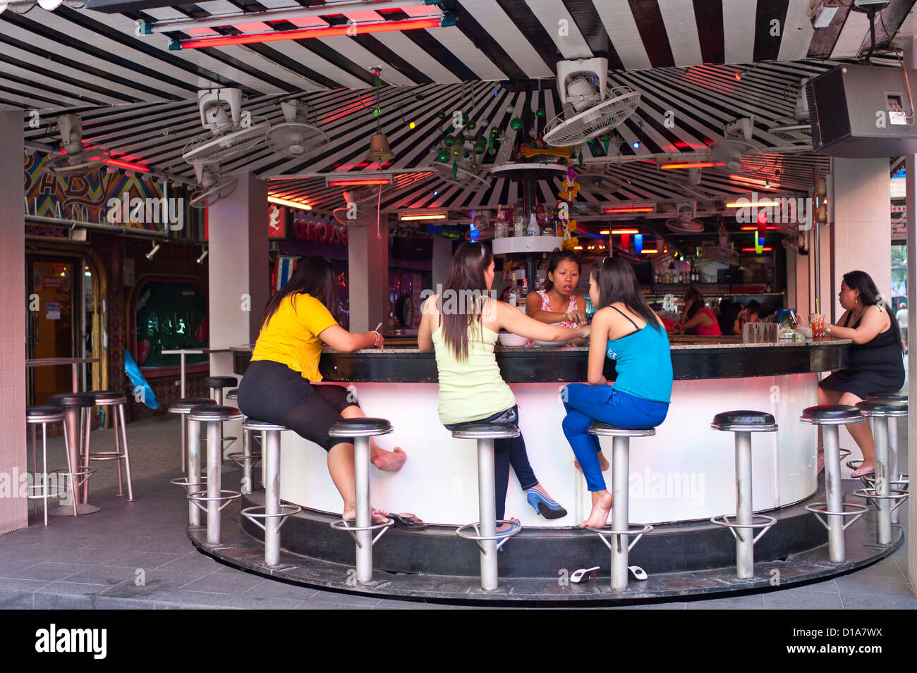 Girls At Pattaya Streets