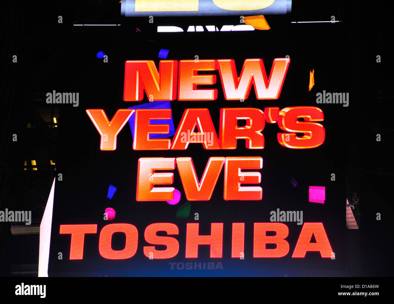 Times Square 42nd Street 2012-2013, Ball Drop, Broadway, Manhattan, New ...