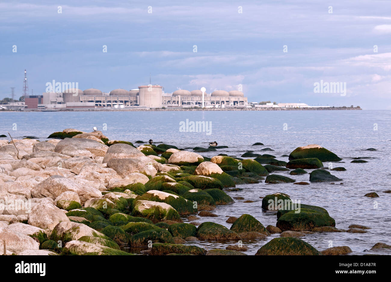 Pickering Nuclear Power Generation Station by Lake Ontario, Canada ...