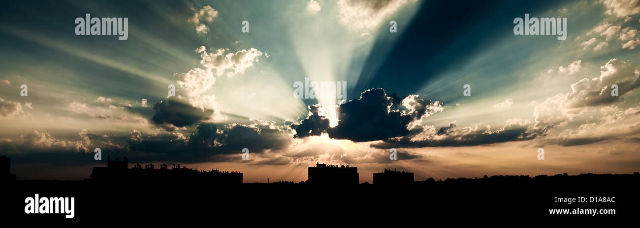 dramatic sky panoramic Stock Photo - Alamy