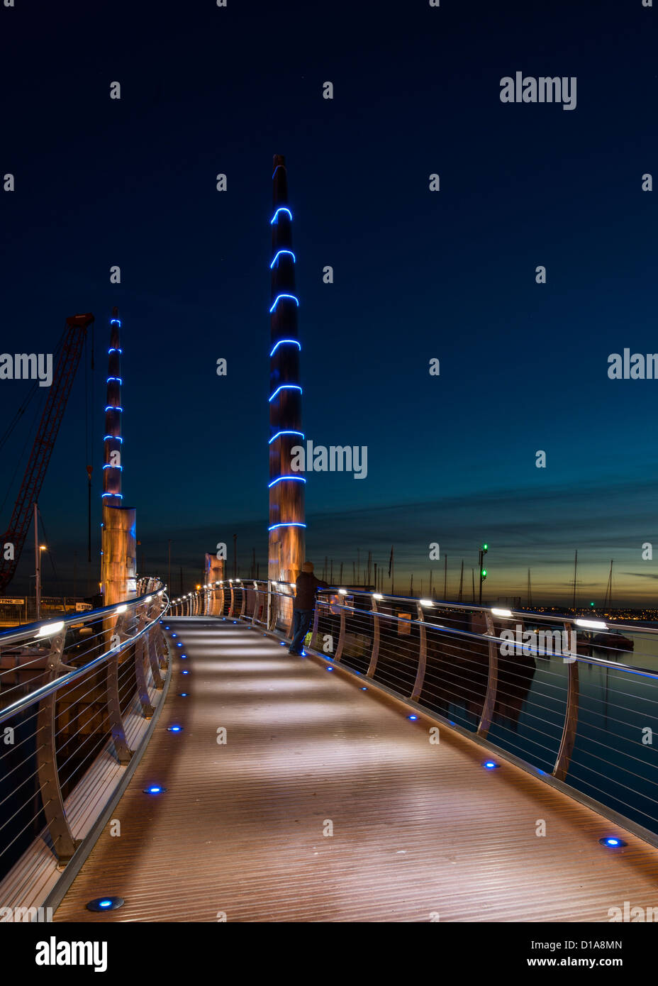 Torquay harbour marina bridge hi-res stock photography and images - Alamy
