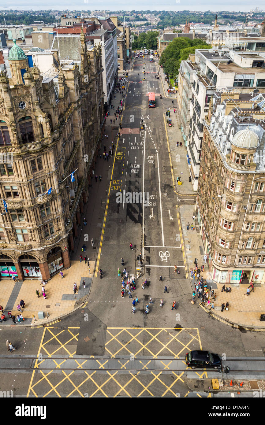 Princess street skyline hi-res stock photography and images - Alamy