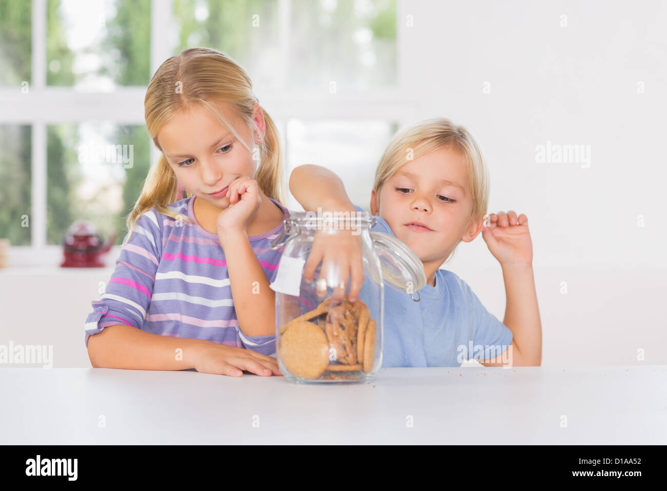 Eating biscuits together hi-res stock photography and images - Alamy