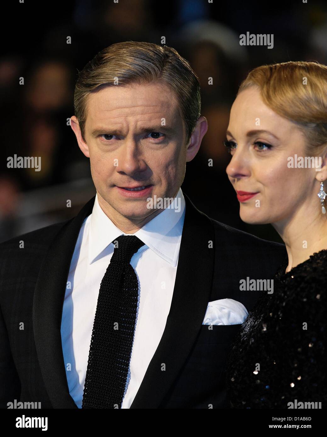 Martin freeman premiere the hobbit hi-res stock photography and images ...