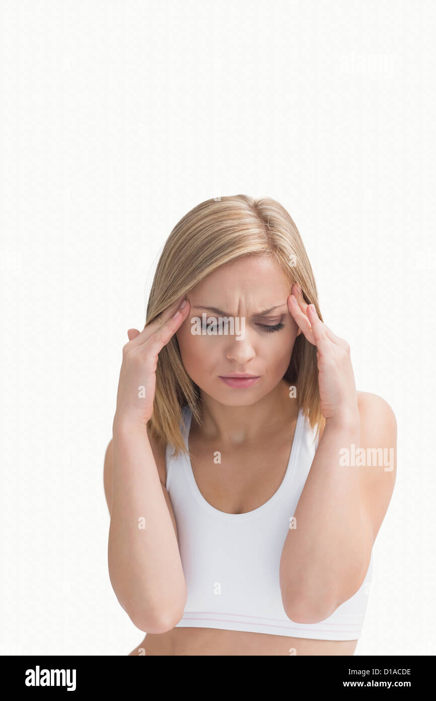 Temples woman female young hi-res stock photography and images - Alamy