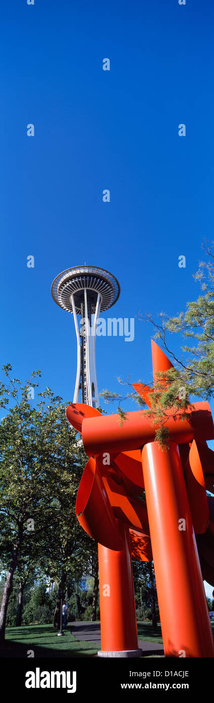Seattle Space Needle, Washington, USA - Revolving Restaurant on Top of ...