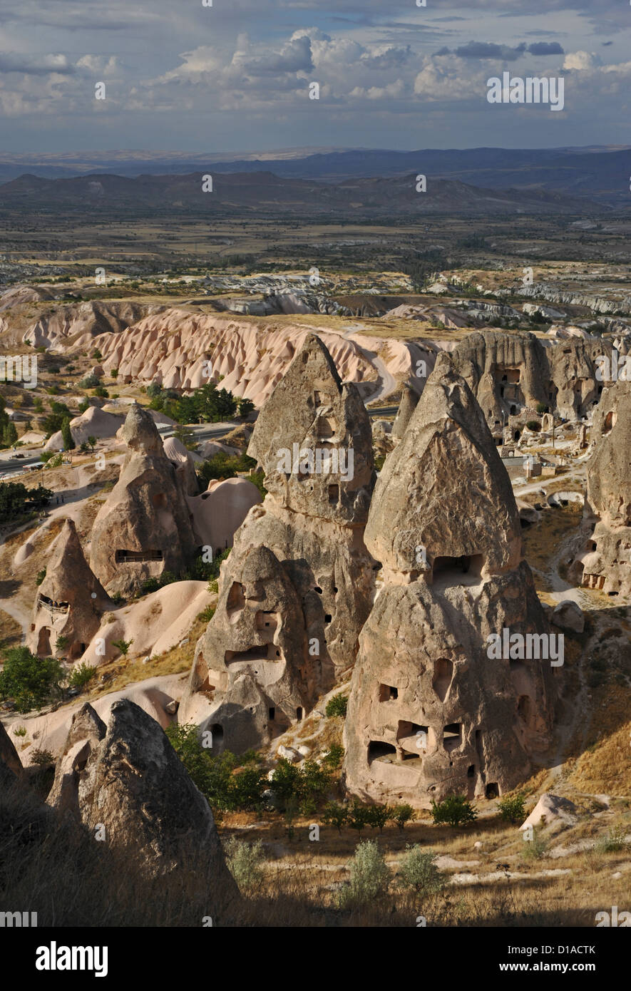 Landscape below Uçhisar, Cappadocia, Turkey Stock Photo - Alamy
