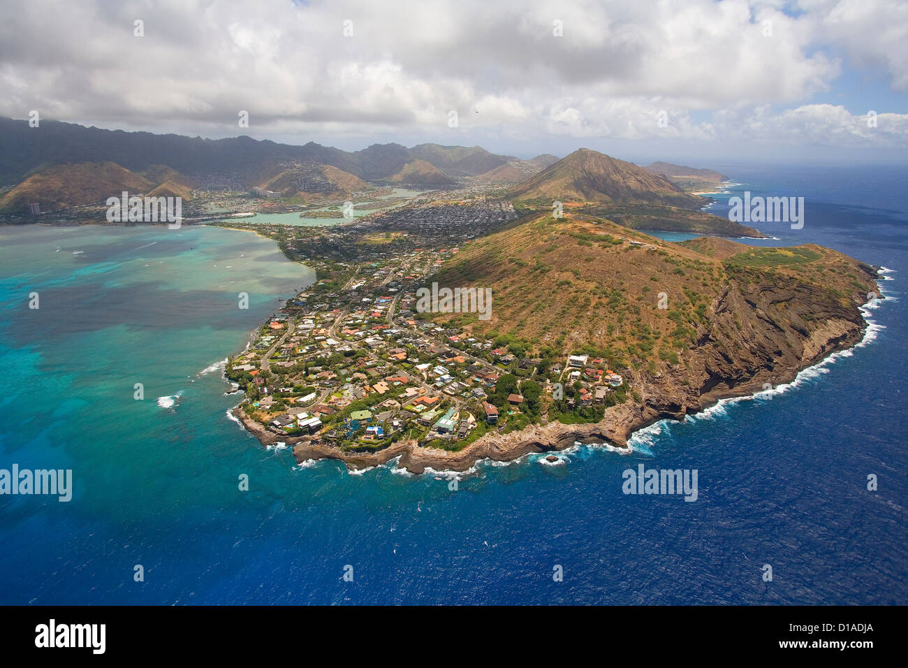 Aerial photo koko head crater hi-res stock photography and images - Alamy