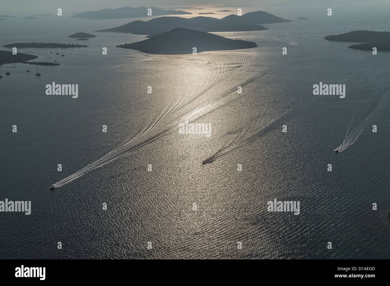 Adriatic landscape aerial Stock Photo - Alamy