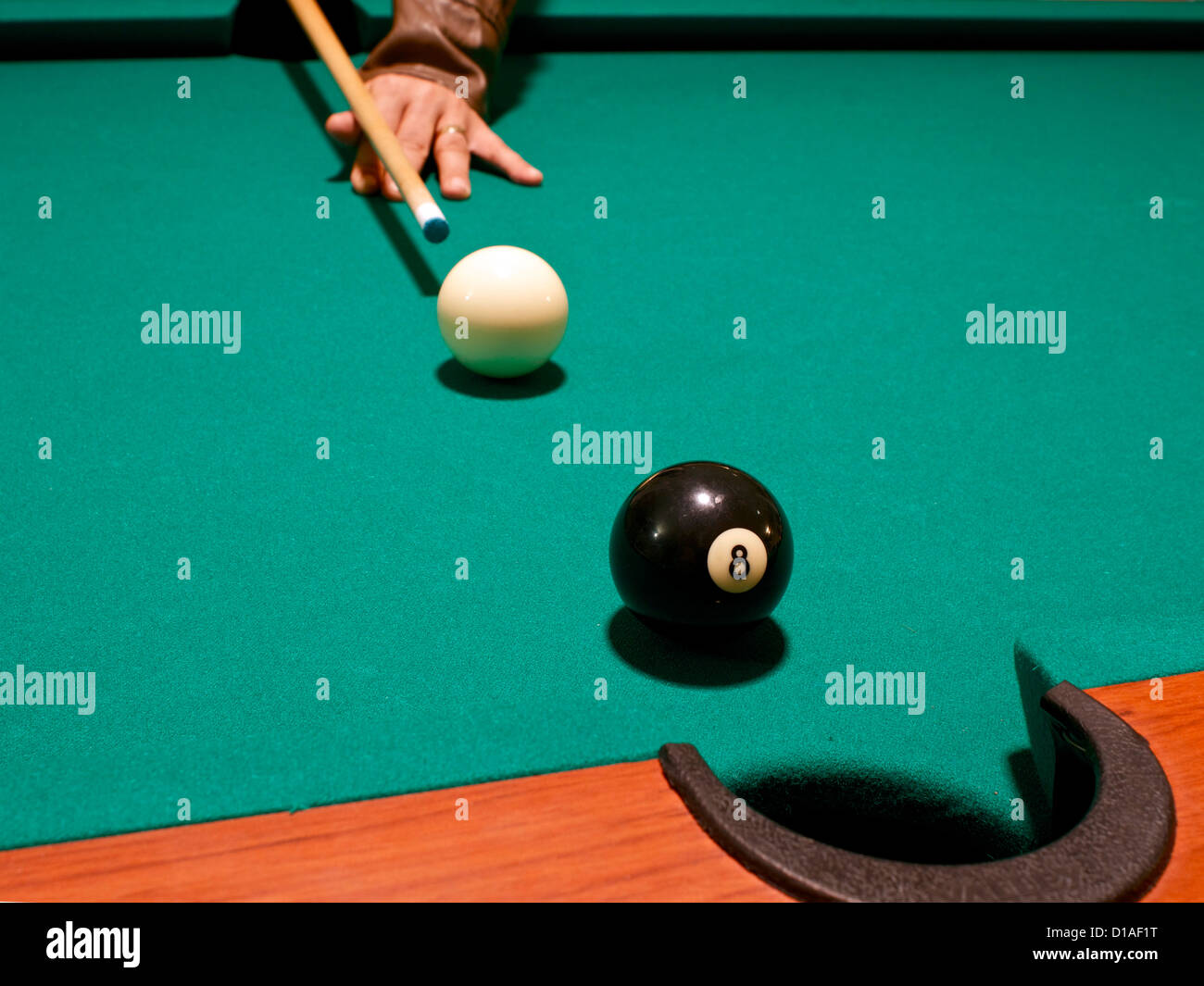 American pool set Stock Photo - Alamy