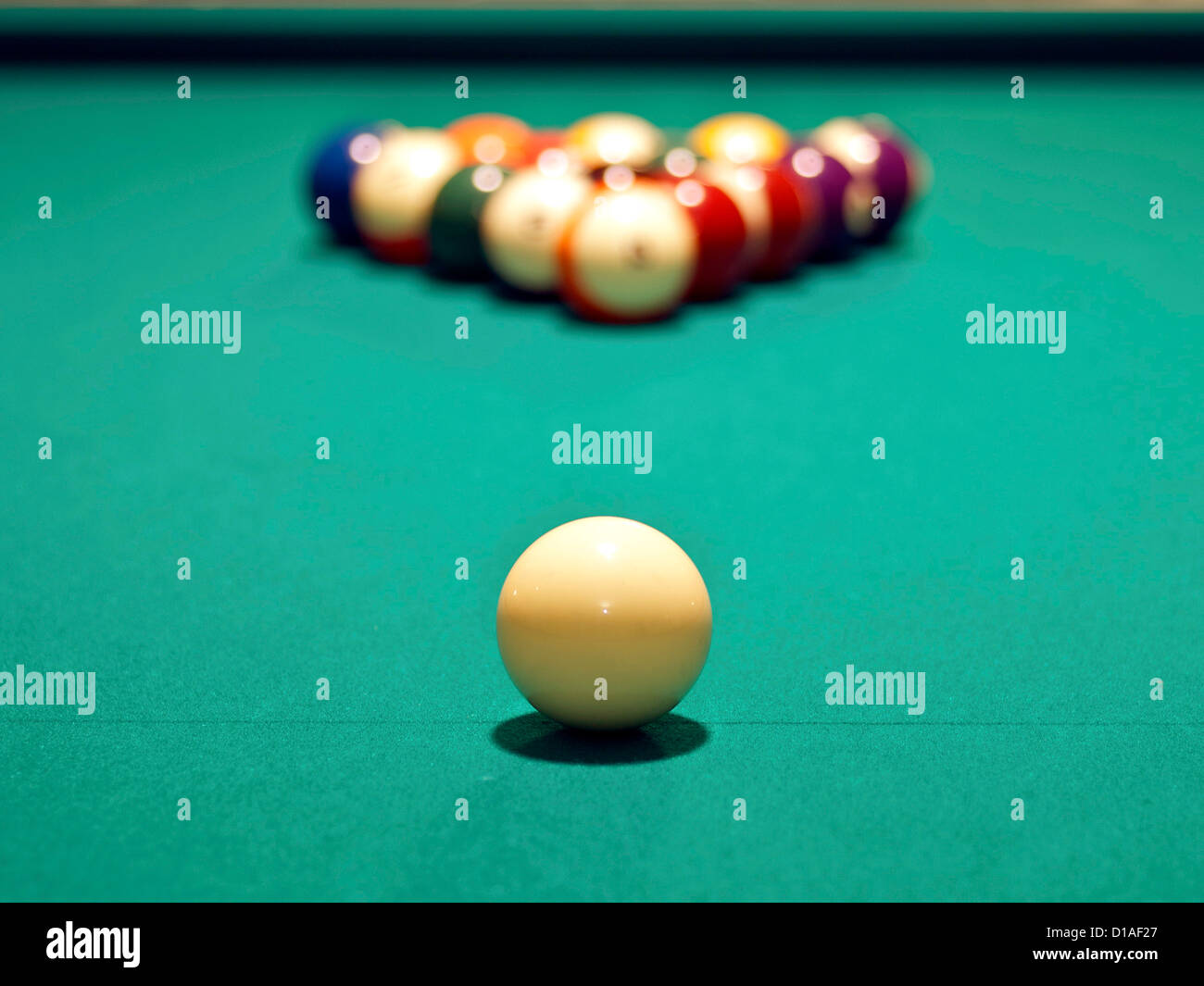 American pool set Stock Photo - Alamy