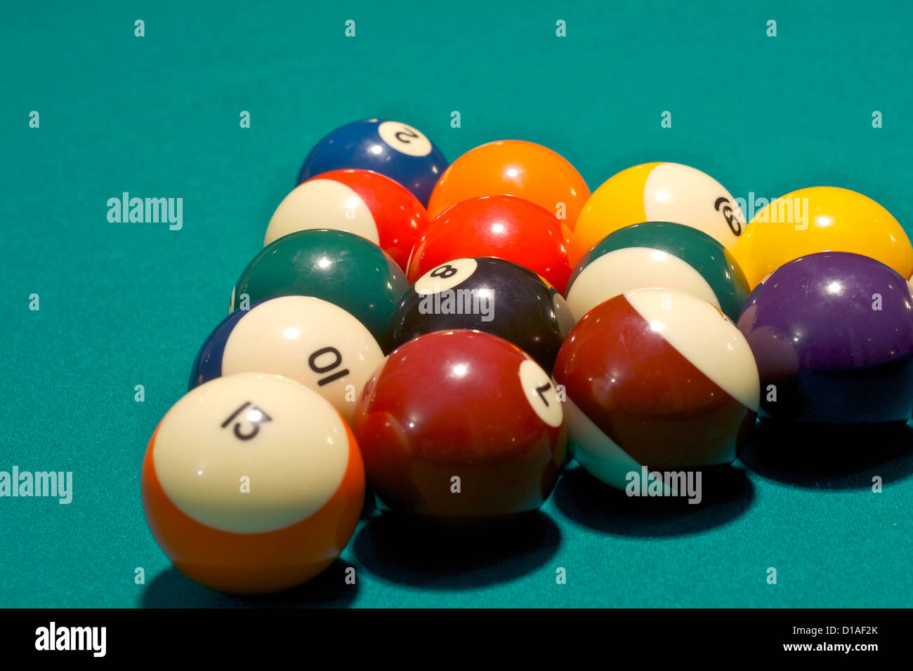 American pool set Stock Photo - Alamy