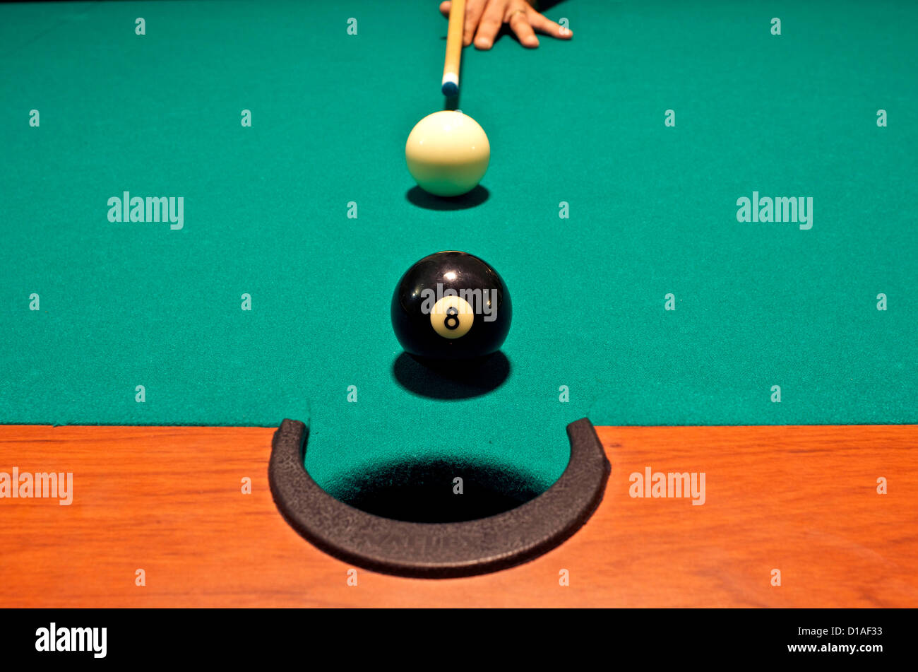 American pool set Stock Photo - Alamy