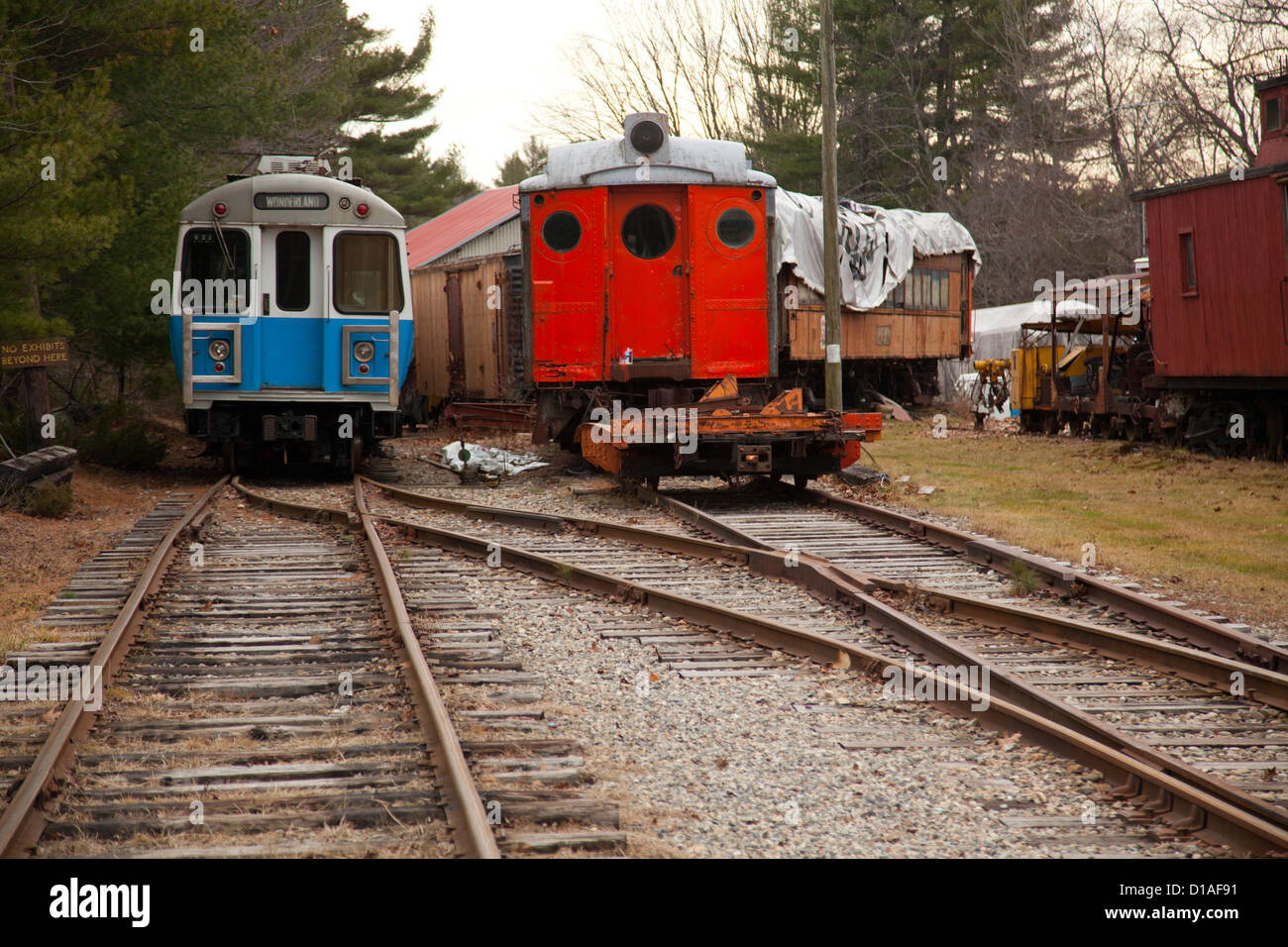 Seashore Trolley museum in Kennebunkport Maine Stock Photo - Alamy
