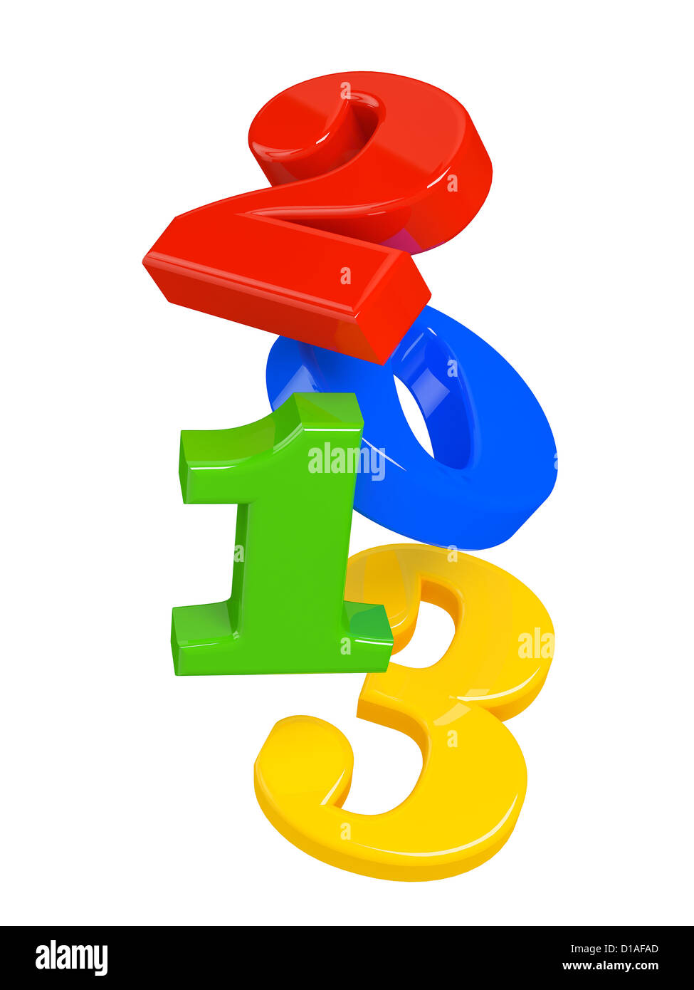 New 2013 Year Numbers on white background Stock Photo - Alamy