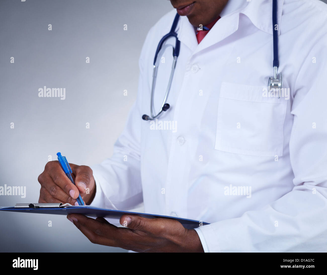 Doctor writing close up hi-res stock photography and images - Alamy