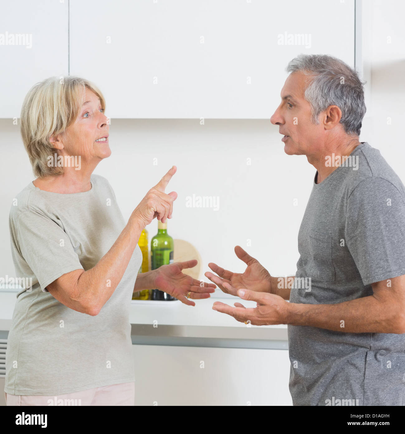 Wife arguing with her husband Stock Photo - Alamy