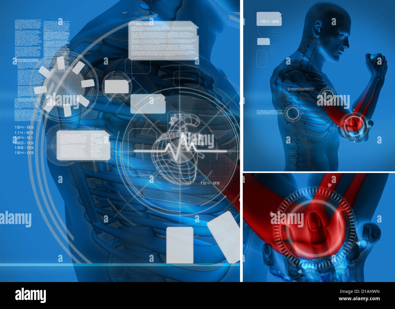 Digital health graphics hi-res stock photography and images - Alamy