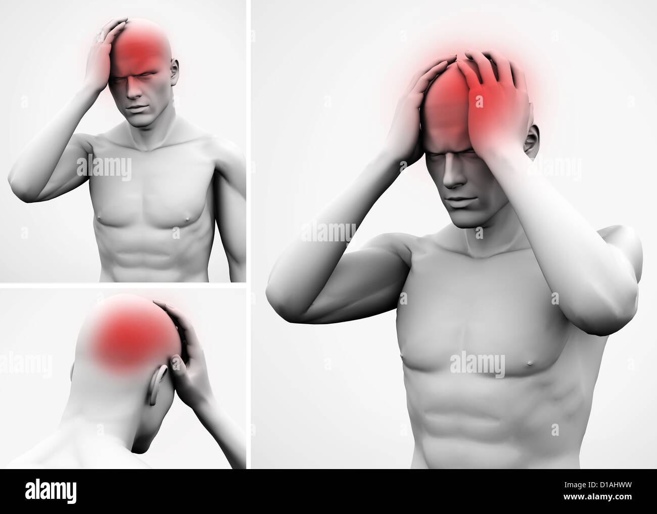 Pain in human brain hi-res stock photography and images - Alamy