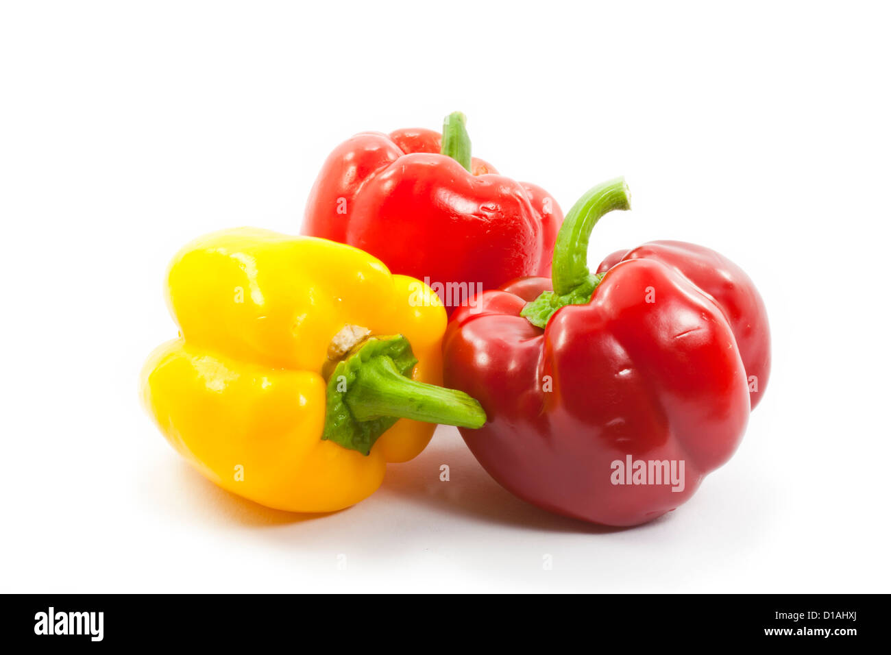 Red yellow paprika bell Cut Out Stock Images & Pictures - Alamy