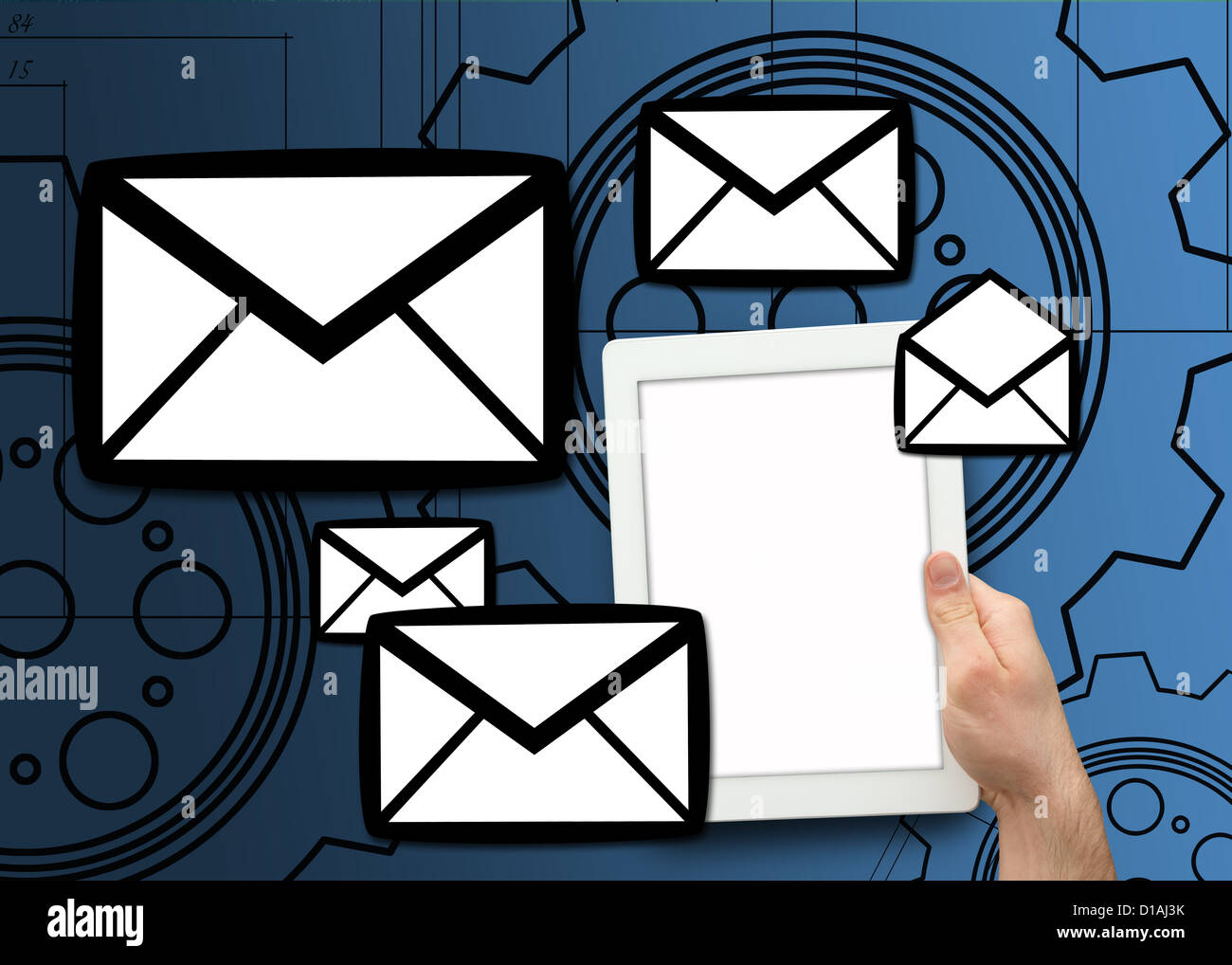 Email 3d hi-res stock photography and images - Alamy