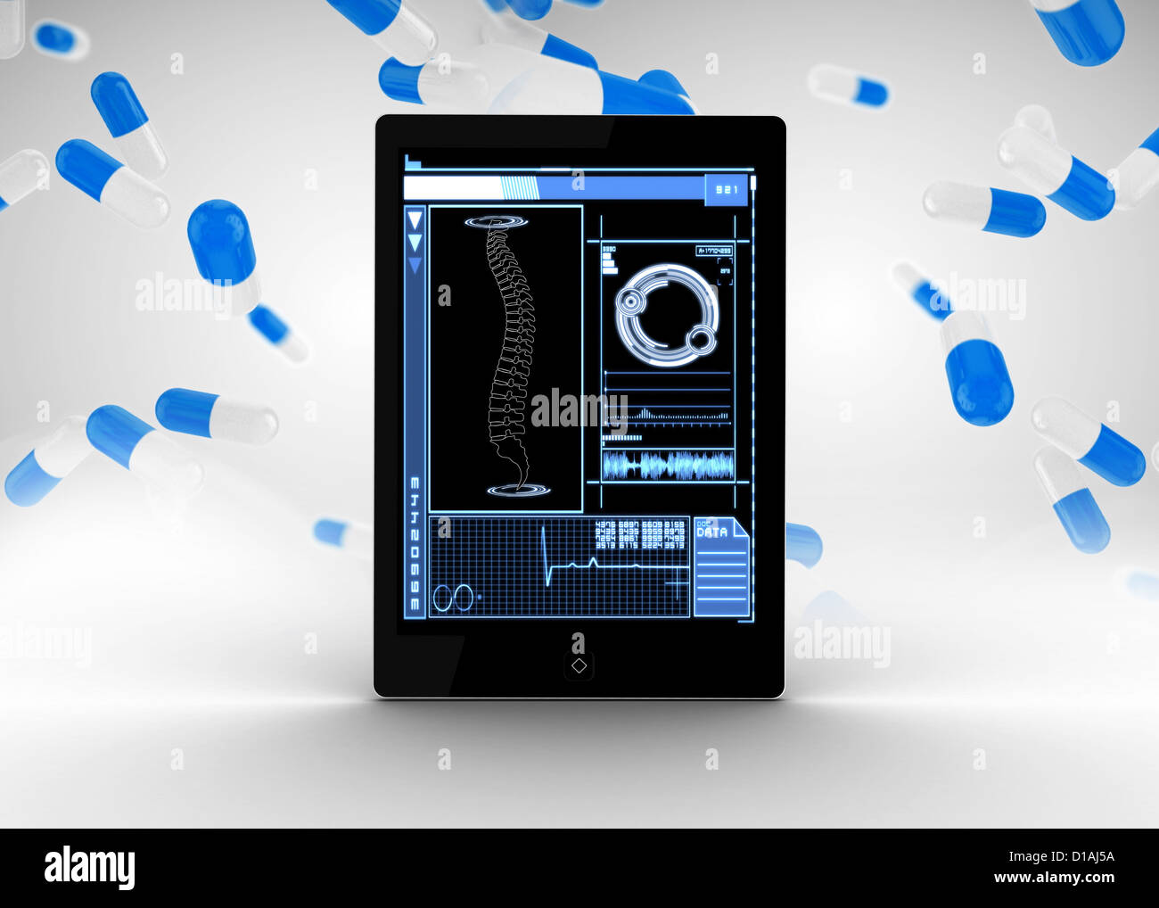 Tablet interface hi-res stock photography and images - Alamy