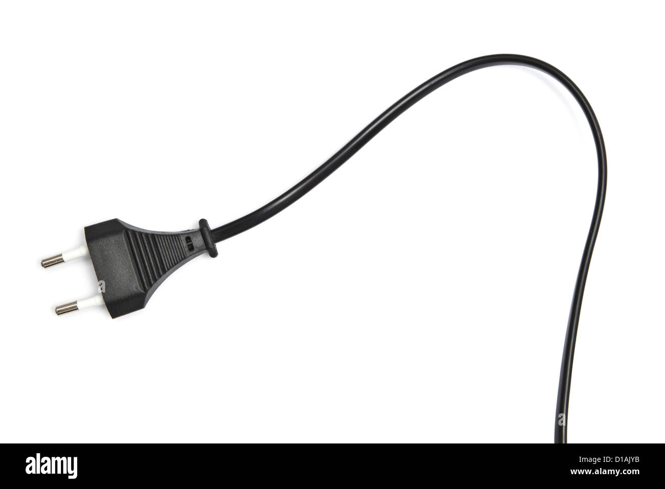 Electric plug isolated on the white background Stock Photo - Alamy