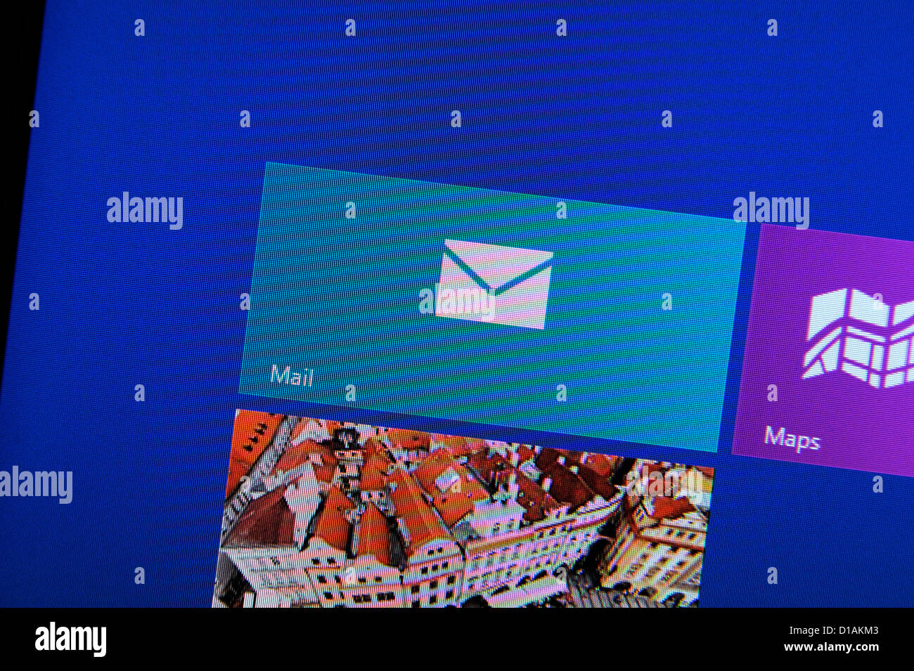 Windows 8 mail box Stock Photo - Alamy