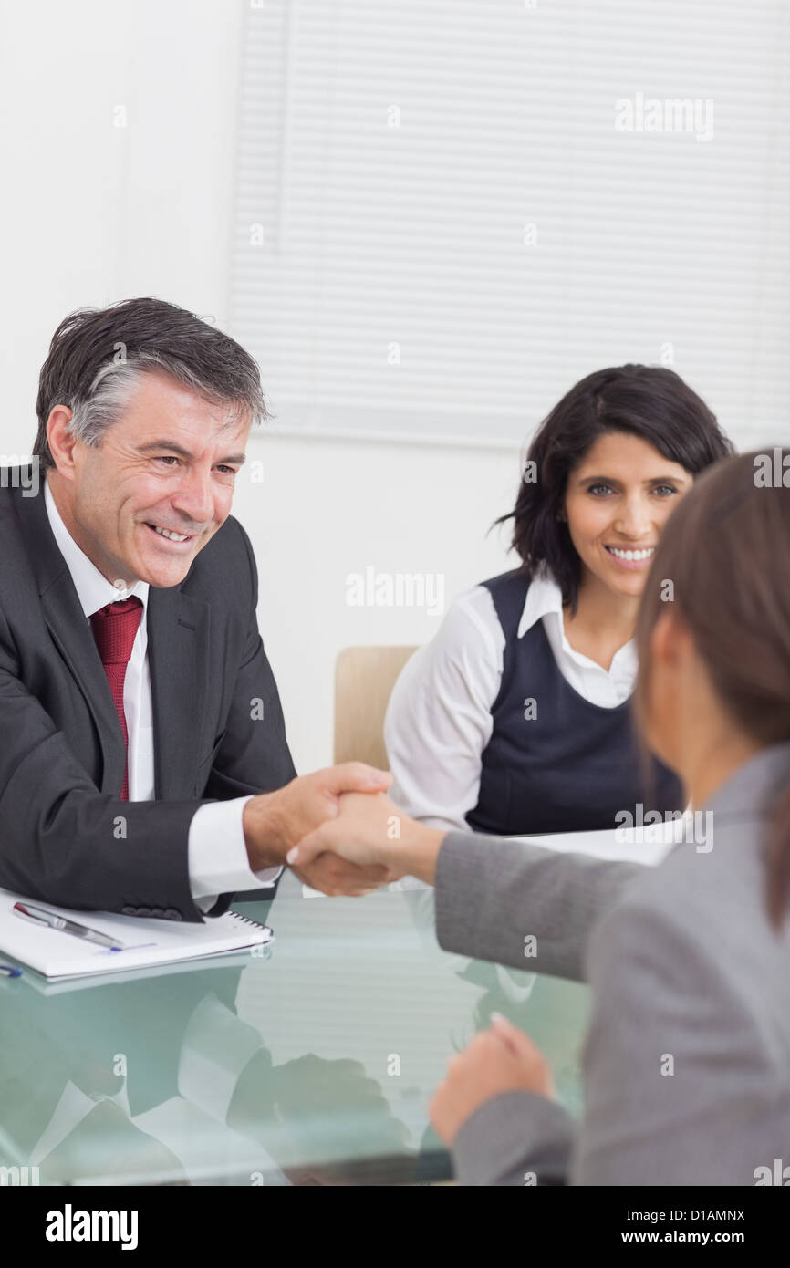 Interview two people male hi-res stock photography and images - Alamy