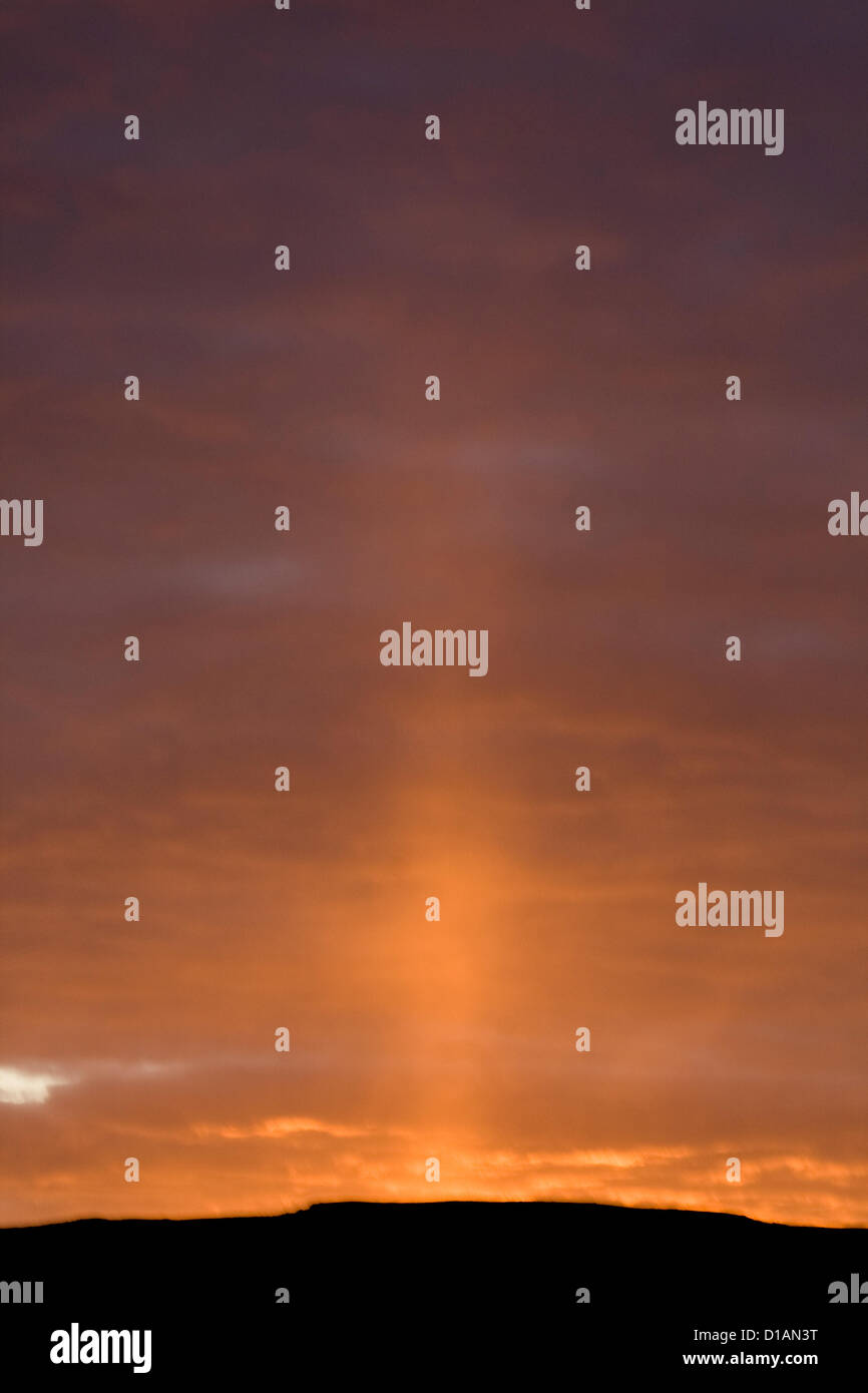 Sun pillar hi-res stock photography and images - Alamy