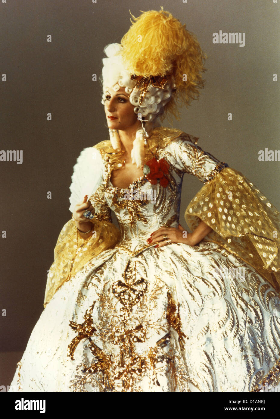 CHER US singer as Madame de Pompadour on The Sonny & Cher Show on US ...