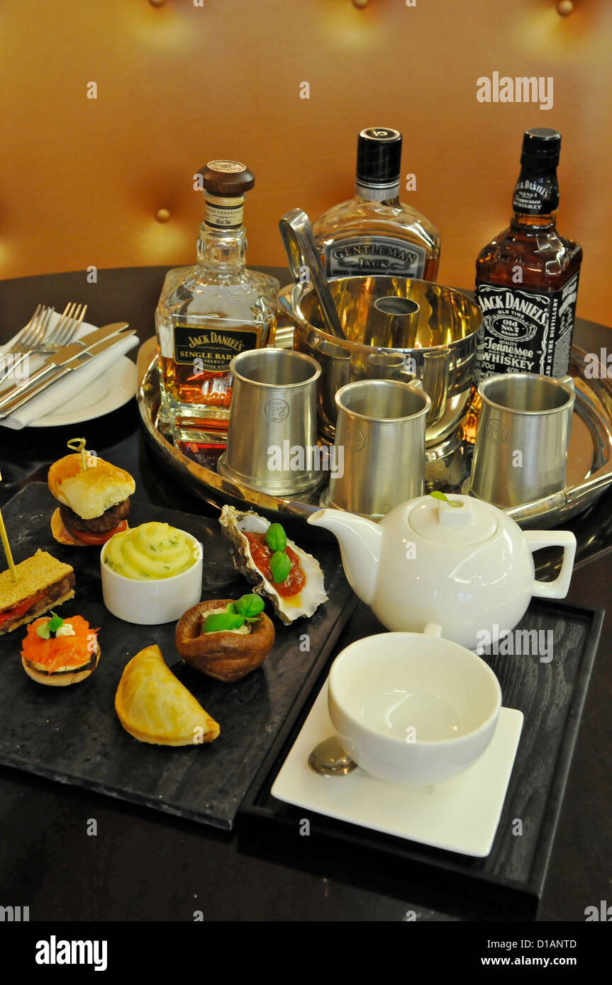 Gentleman's Afternoon Tea at The Sanctum Soho Hotel, London, England ...