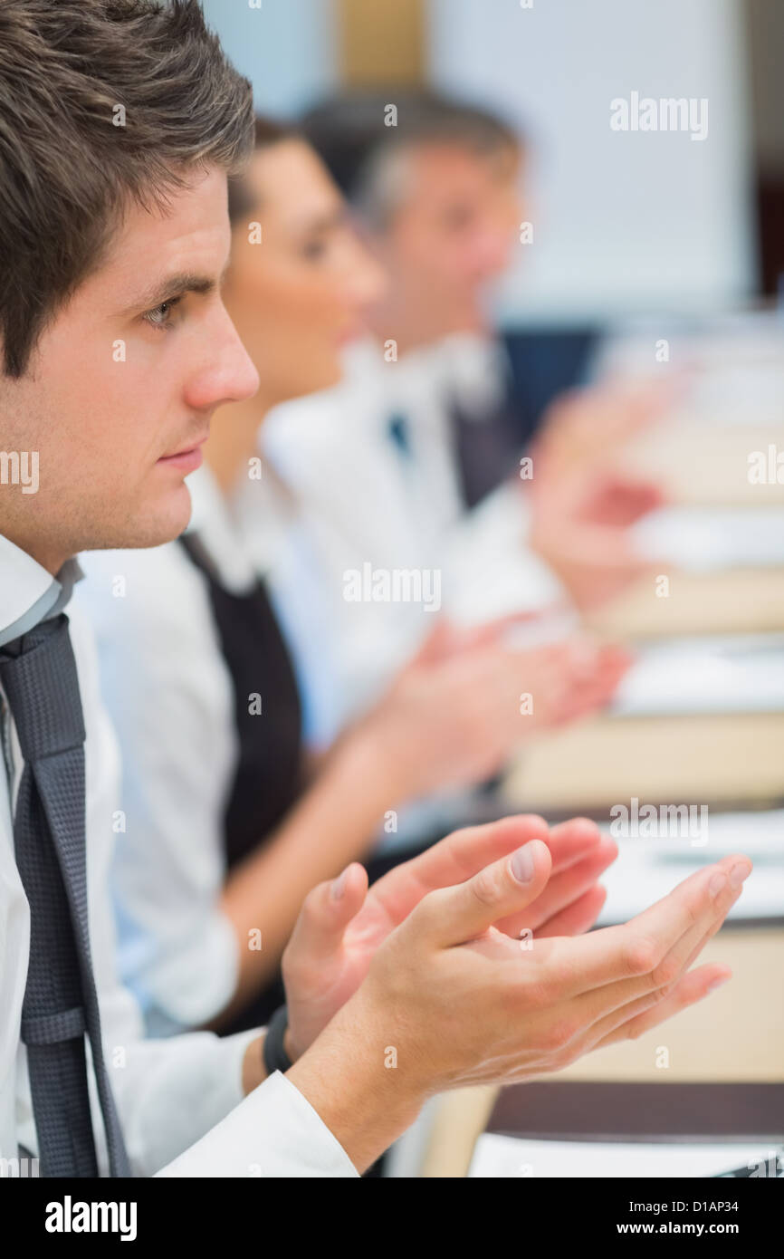 Clapping workers hi-res stock photography and images - Alamy