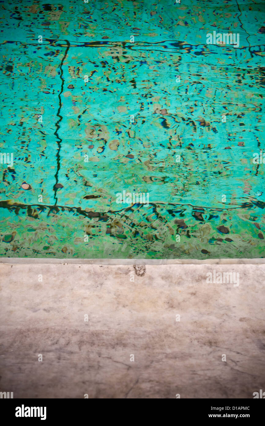 Water Reflection in Pool Stock Photo - Alamy