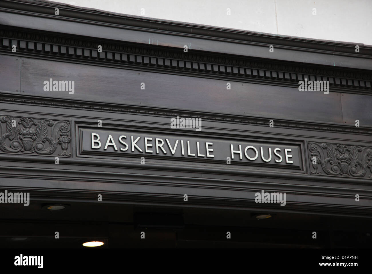 Baskerville house hi-res stock photography and images - Alamy