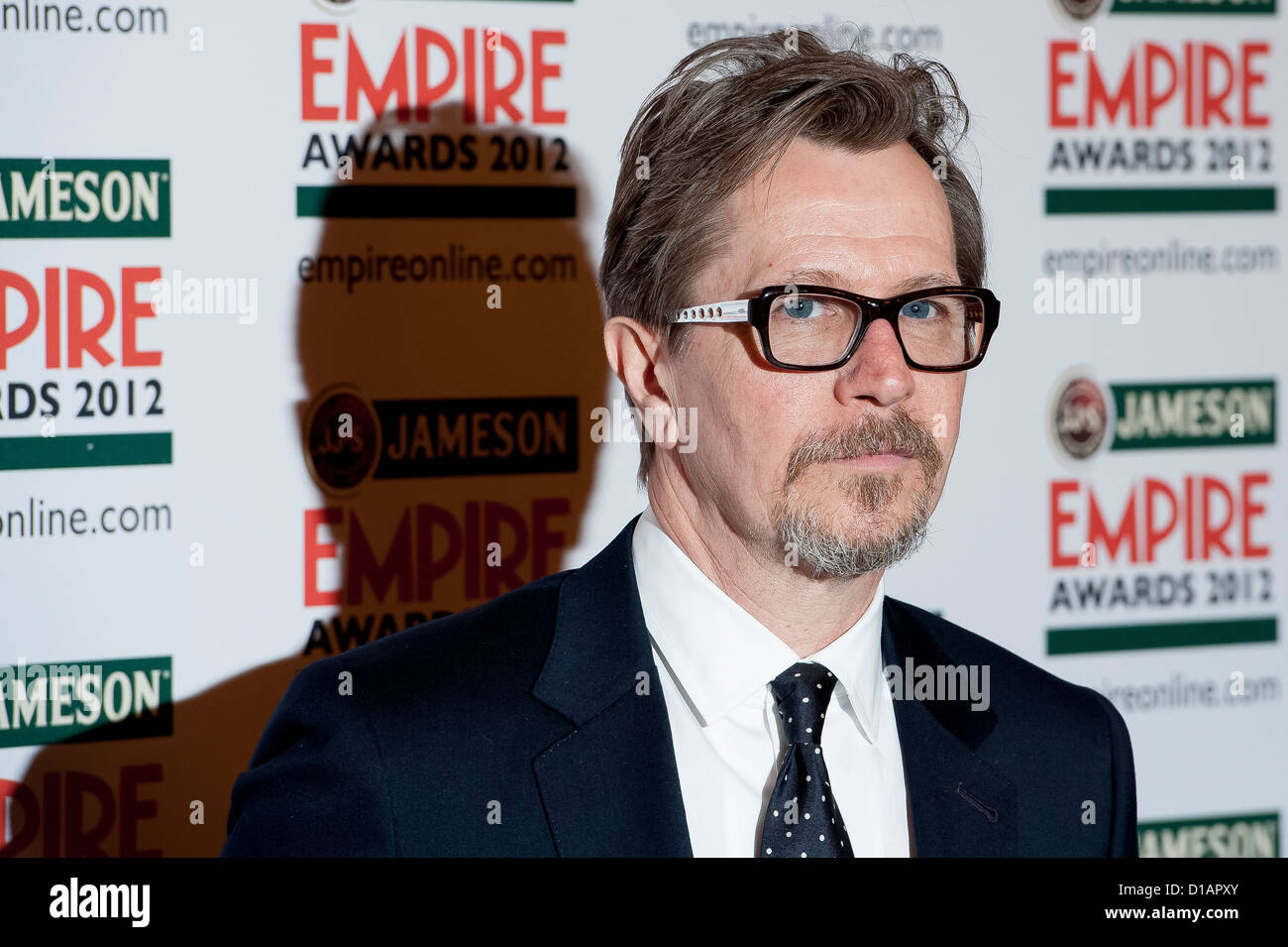 Gary Oldman with his award Jameson Best Actor at the Jameson Empire ...