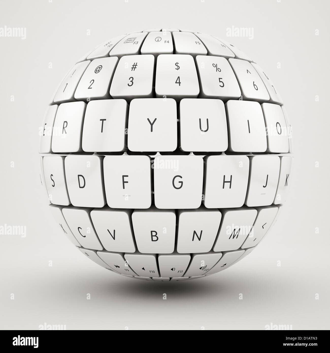 Keyboard buttons letters 3d hi-res stock photography and images - Alamy
