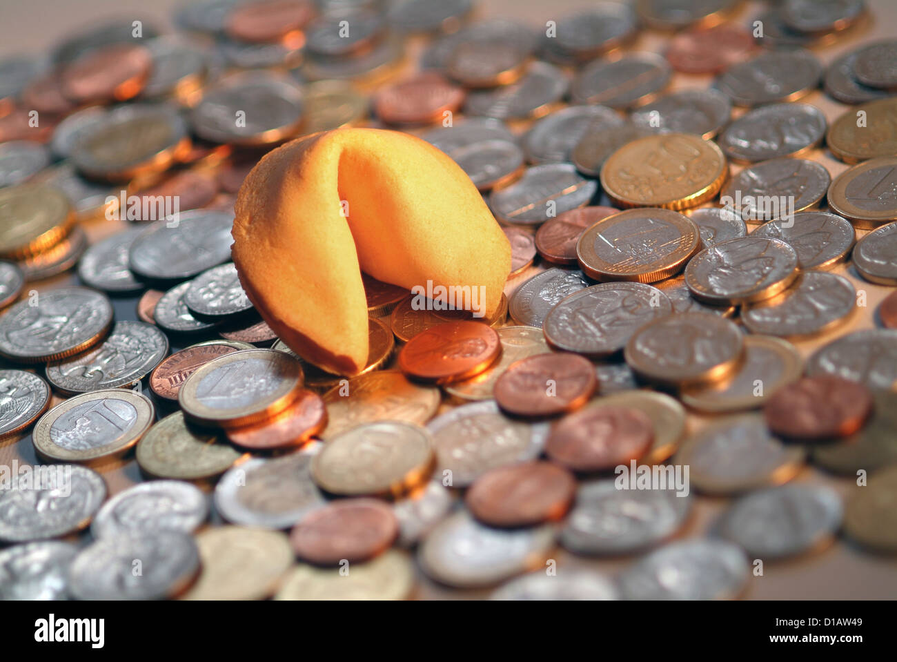 Many coins hi-res stock photography and images - Alamy