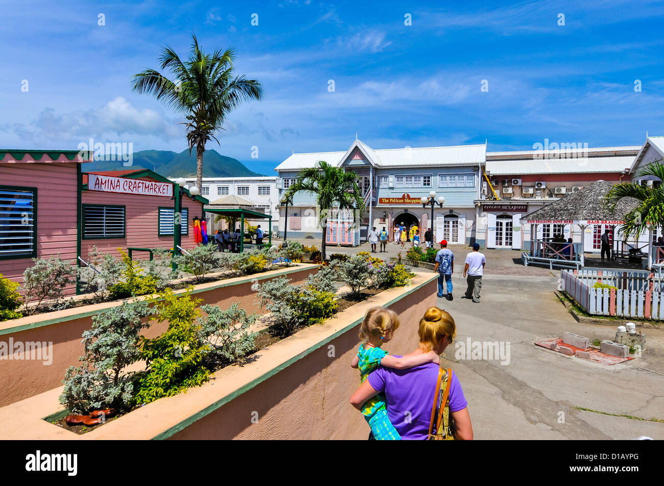 Basseterre; st.kitts; caribbean island Stock Photo - Alamy