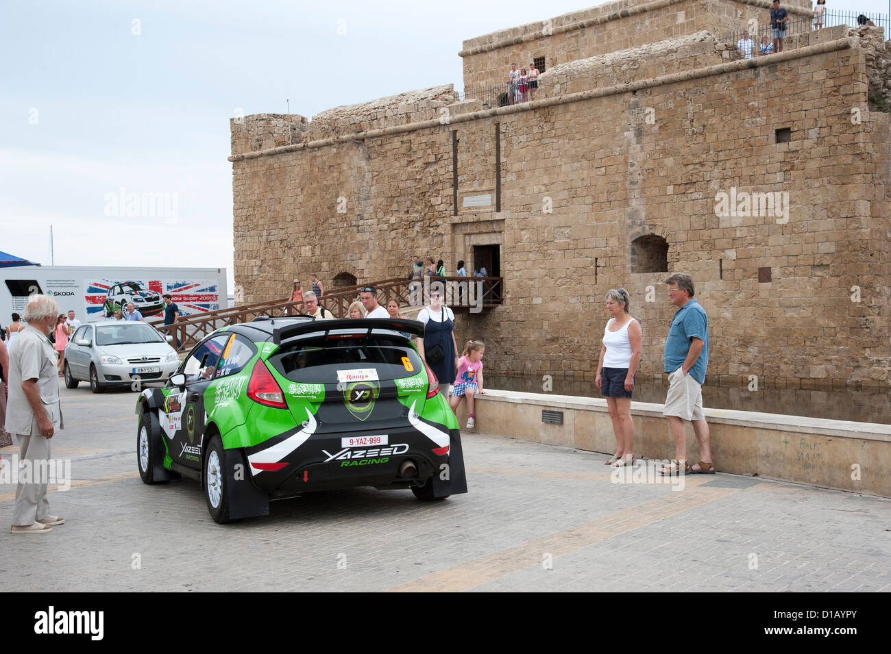Cyprus Rally 2012 the Yazeed Racing Ford Fiesta RRC passing the ...