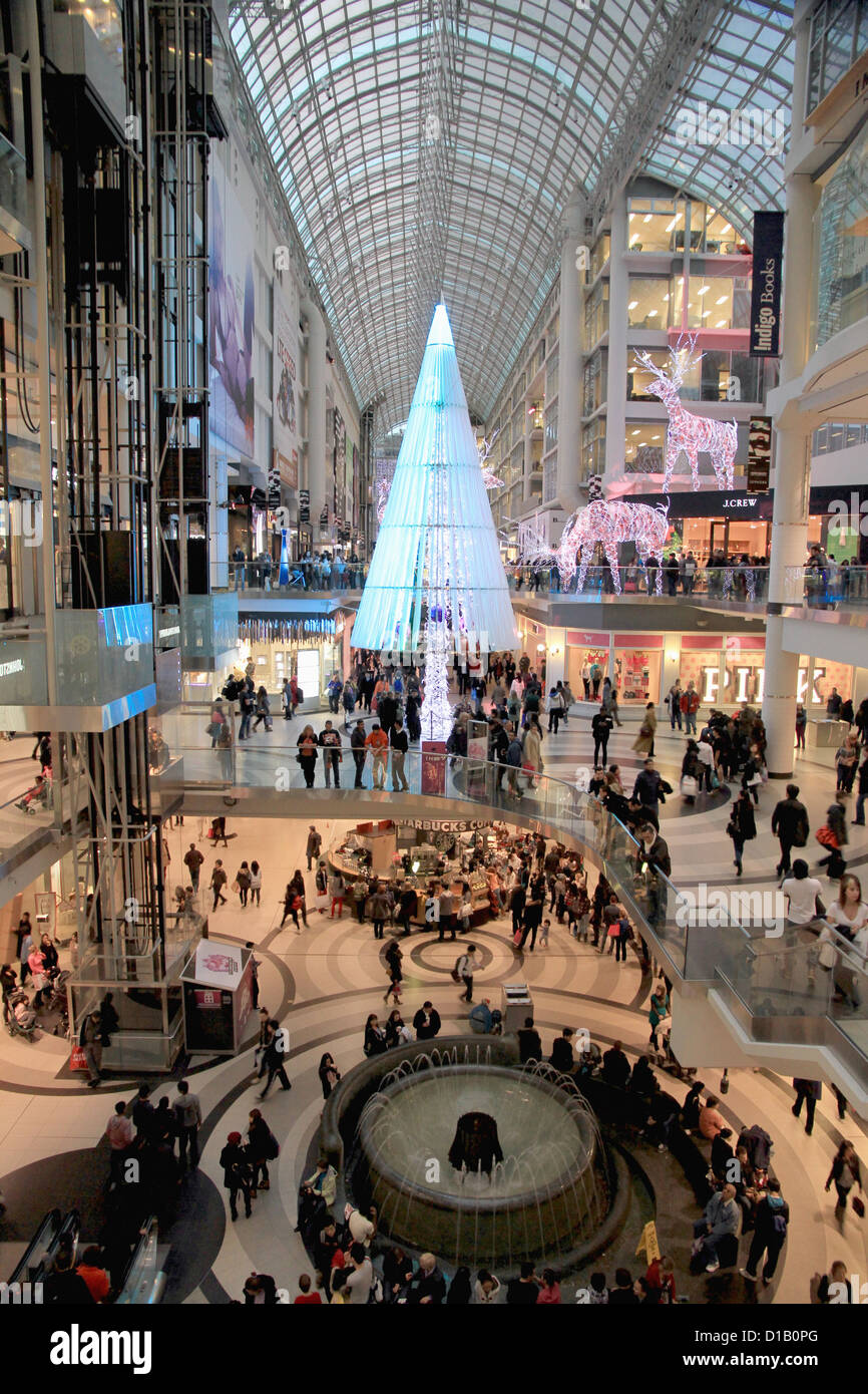 Toronto eaton centre shopping mall hi-res stock photography and images ...