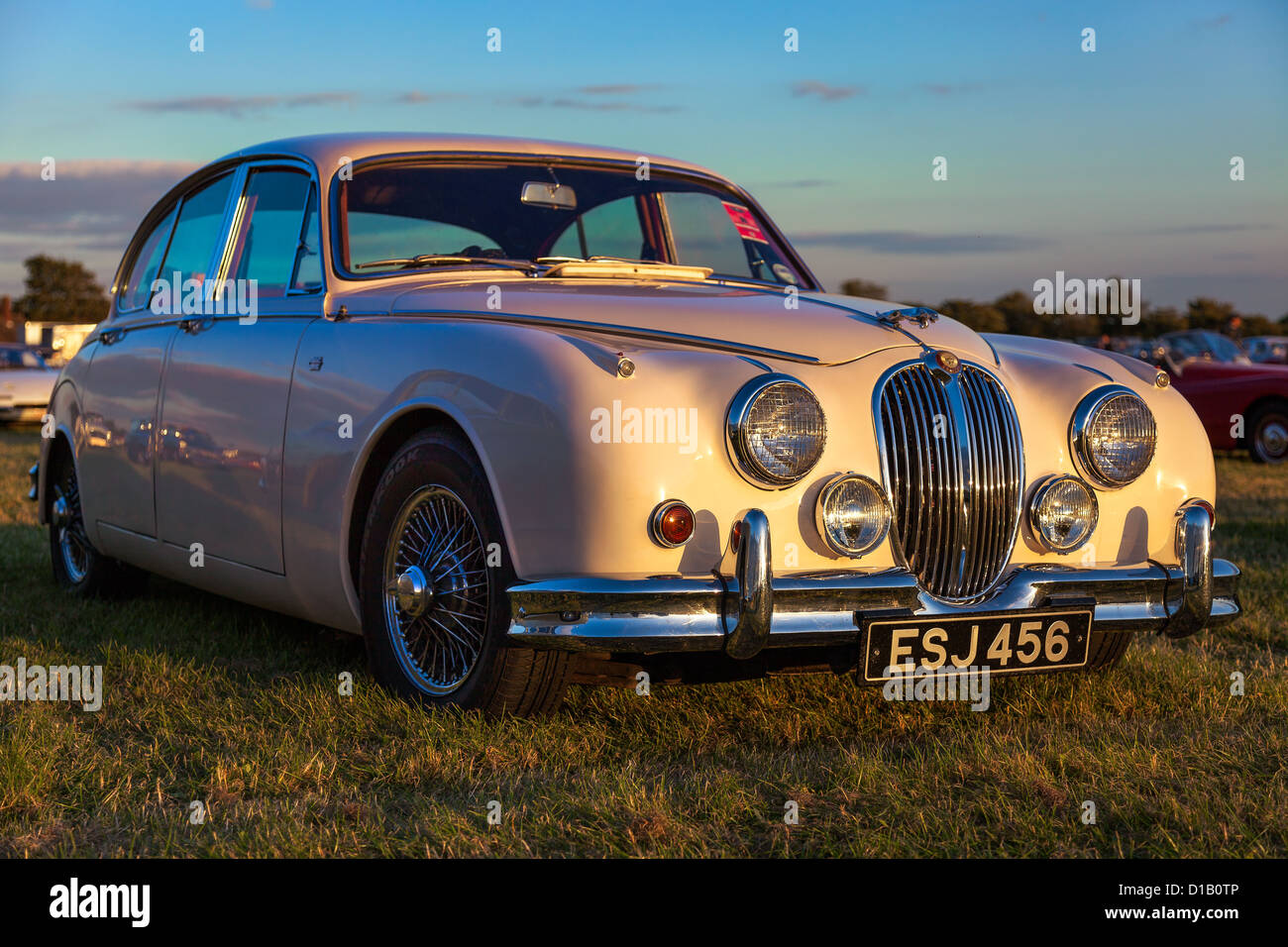 Jaguar Mk 2 saloon parked at Goodwood Stock Photo - Alamy