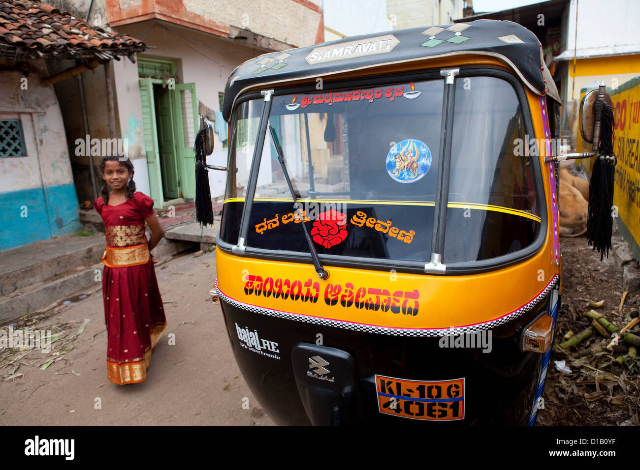 RIckshaw in Mysore Stock Photo - Alamy