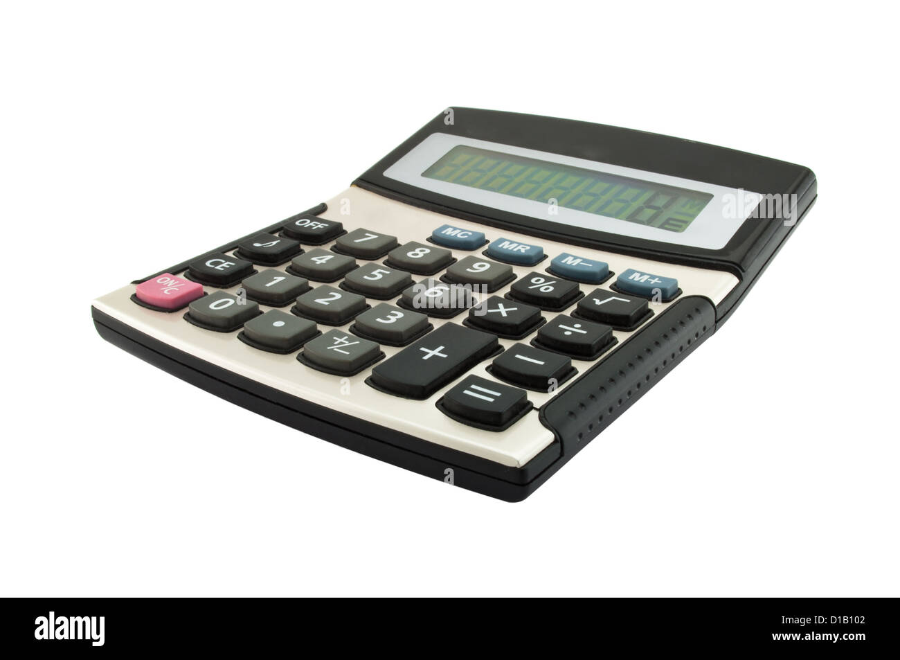 calculator on a white background Stock Photo - Alamy