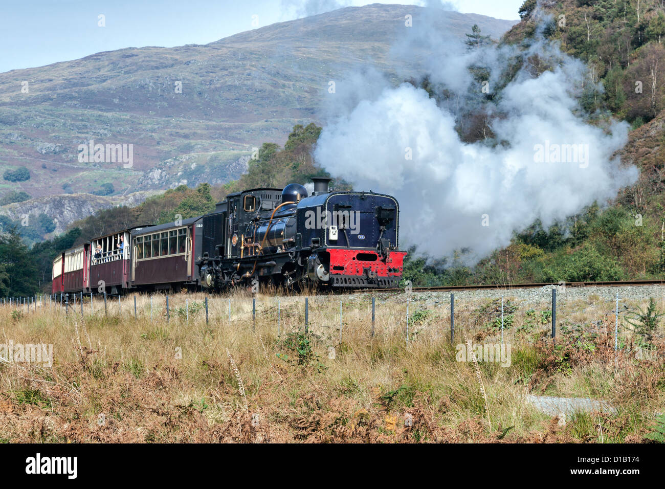 Welsh Highland Railway Stock Photo - Alamy