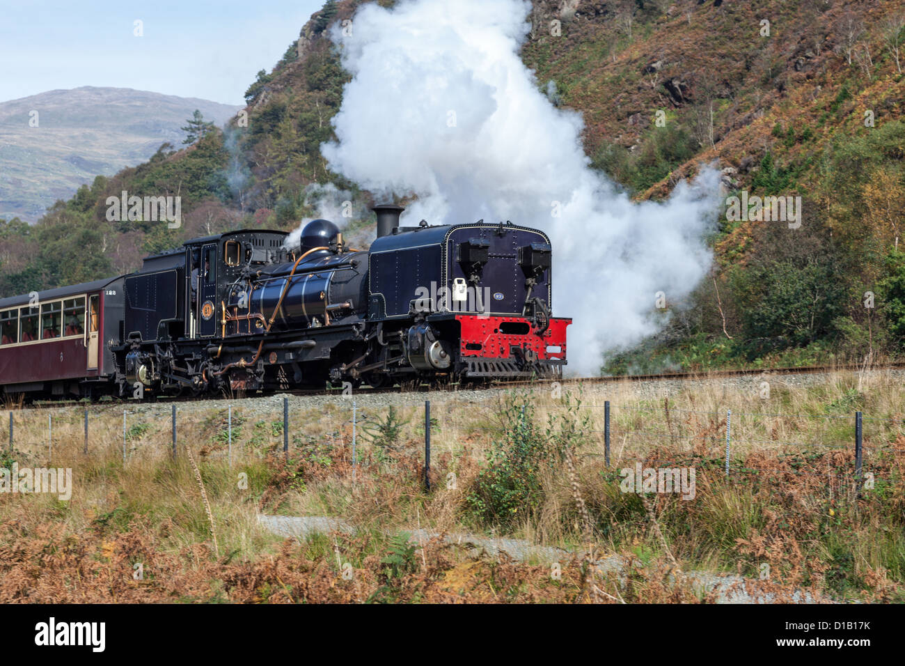 Welsh Highland Railway Stock Photo - Alamy