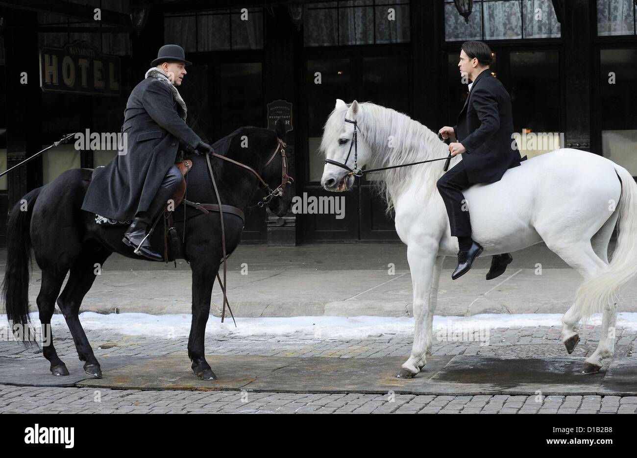 New York, USA. 12th December 2012. Russell Crowe, Colin Farrell on ...