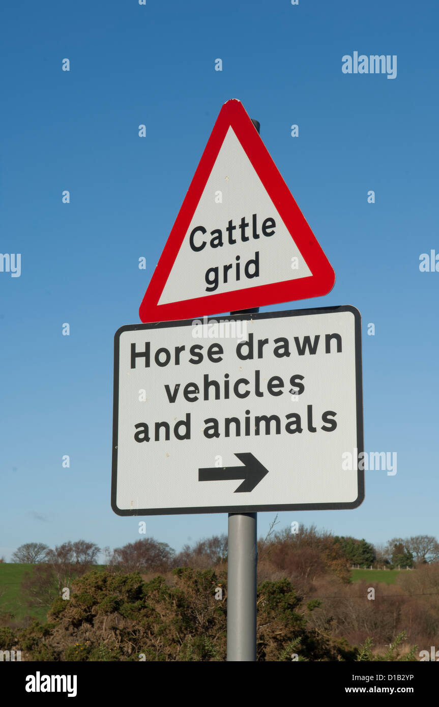 British Highways road sign Stock Photo - Alamy